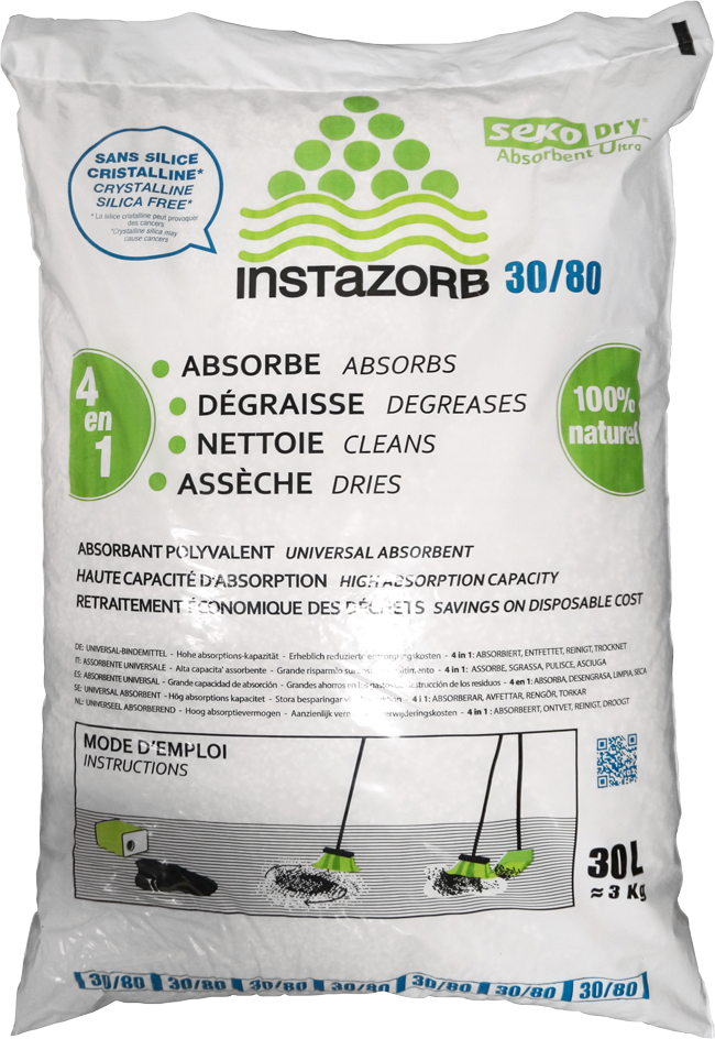 Packaging - Instazorb - absorbant industriel